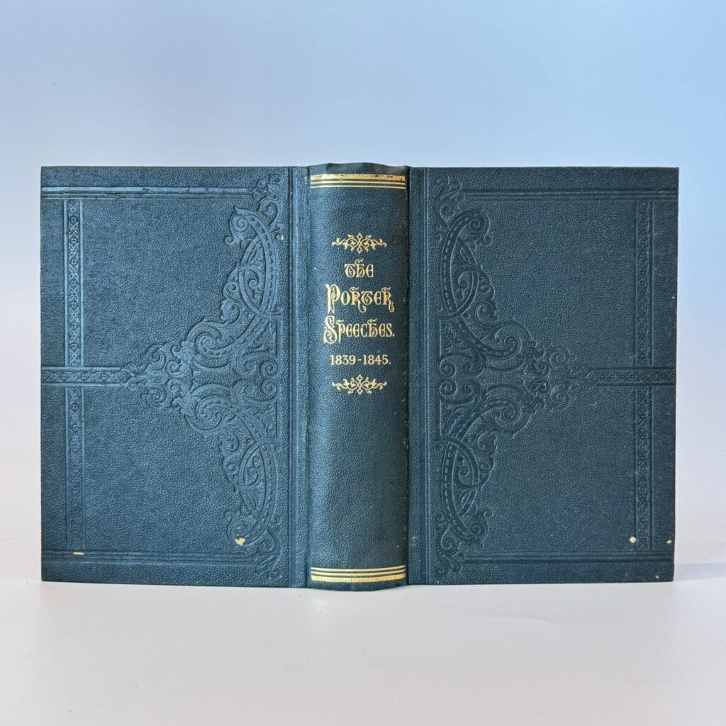 Porter Speeches. - Porter, William » Quagga Books